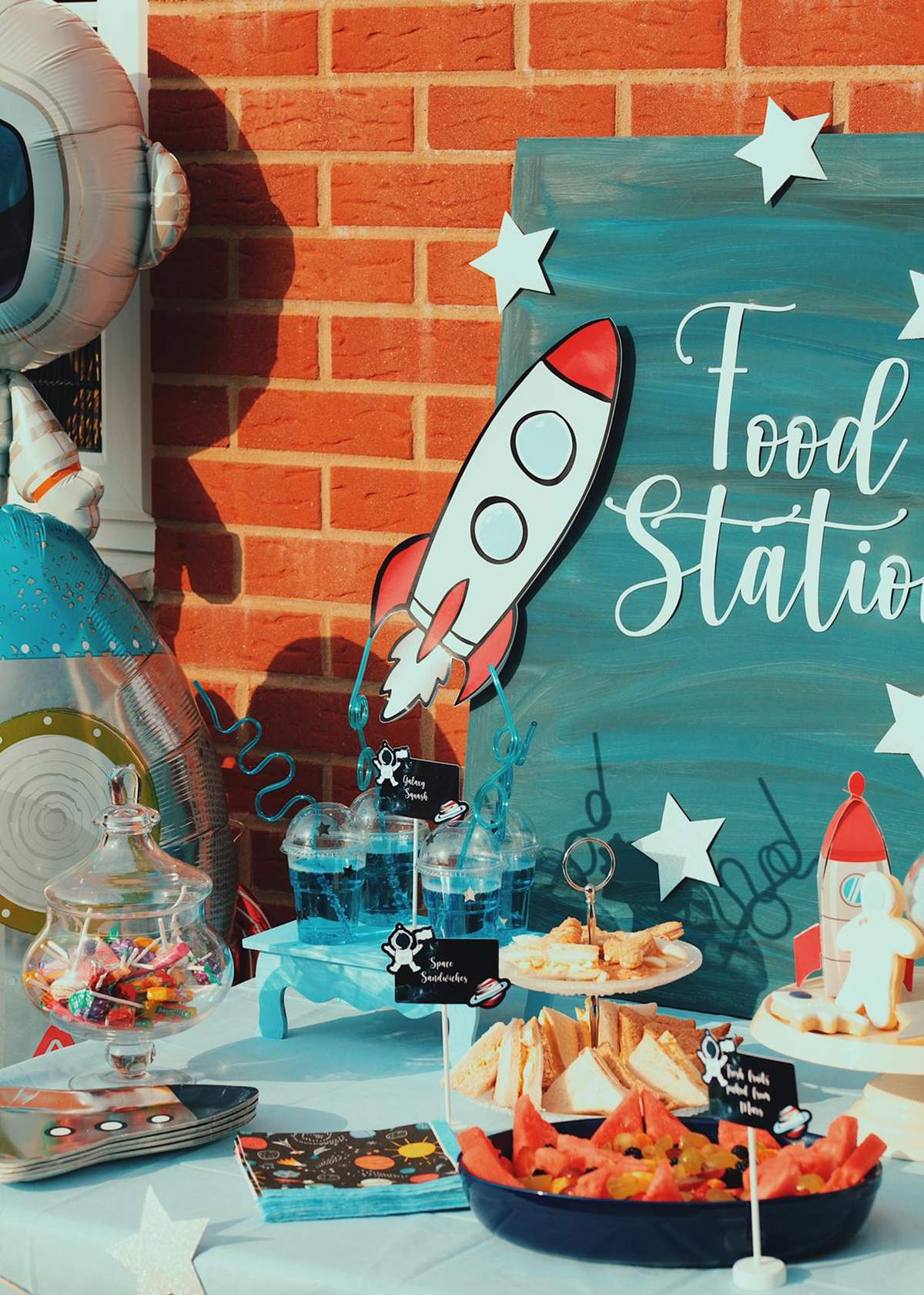 Space / Rocket Birthday Party Ideas | Photo 2 of 13 | Catch My Party