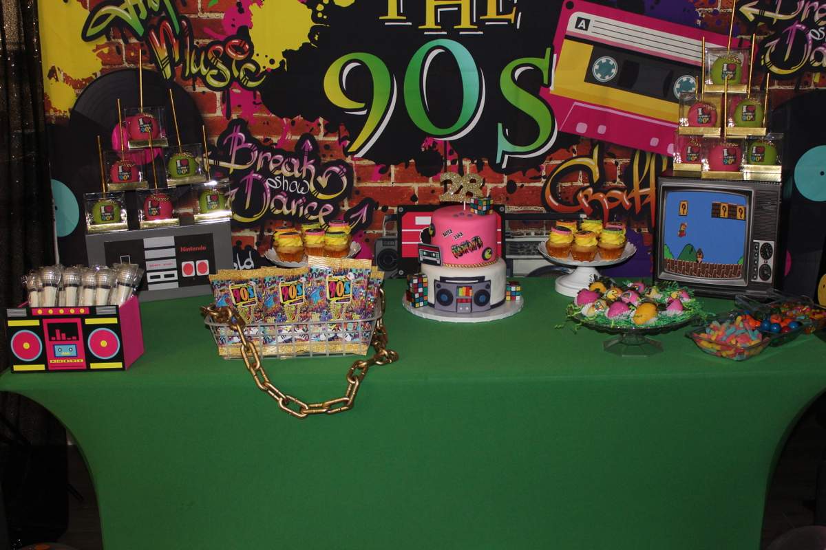 90's Party Birthday Party Ideas | Photo 1 of 39 | Catch My Party