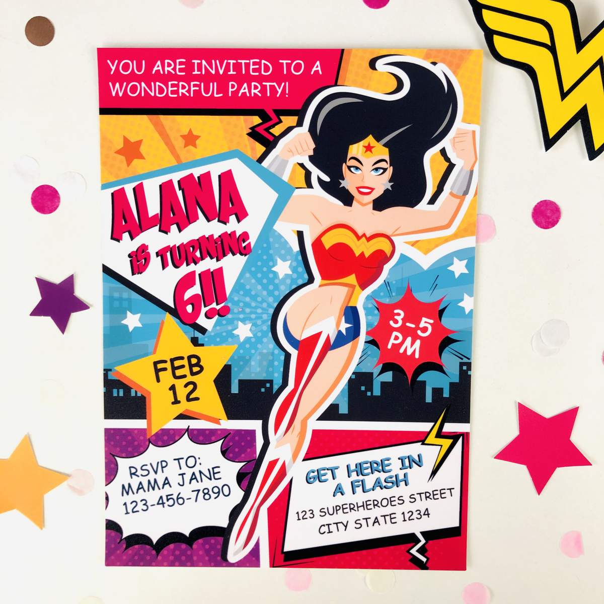 Wonder Woman Birthday Party Ideas | Photo 9 of 29 | Catch My Party