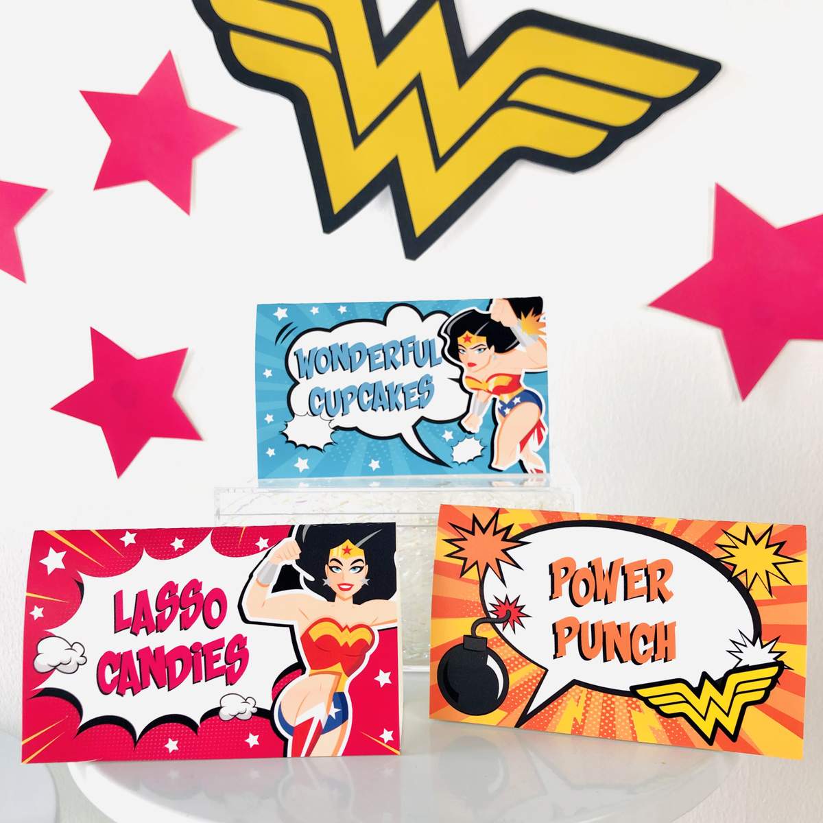 Wonder Woman Birthday Party Ideas | Photo 29 of 29 | Catch My Party