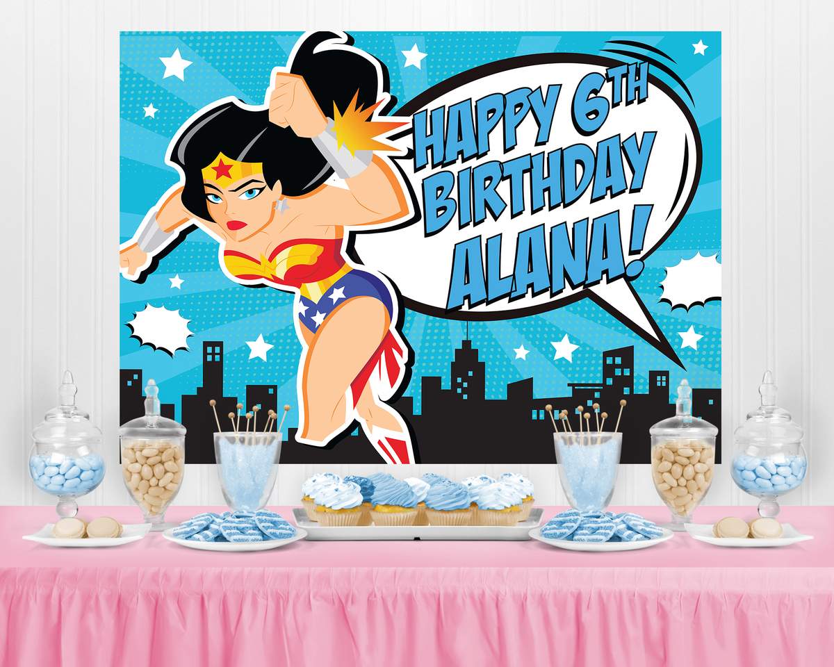 Wonder Woman Birthday Party Ideas | Photo 29 of 29 | Catch My Party