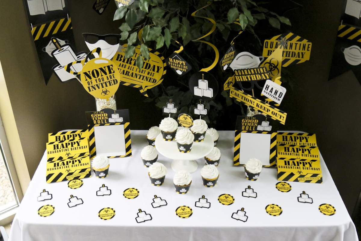 Quarantine Birthday Birthday Party Ideas | Photo 10 of 13 | Catch My Party