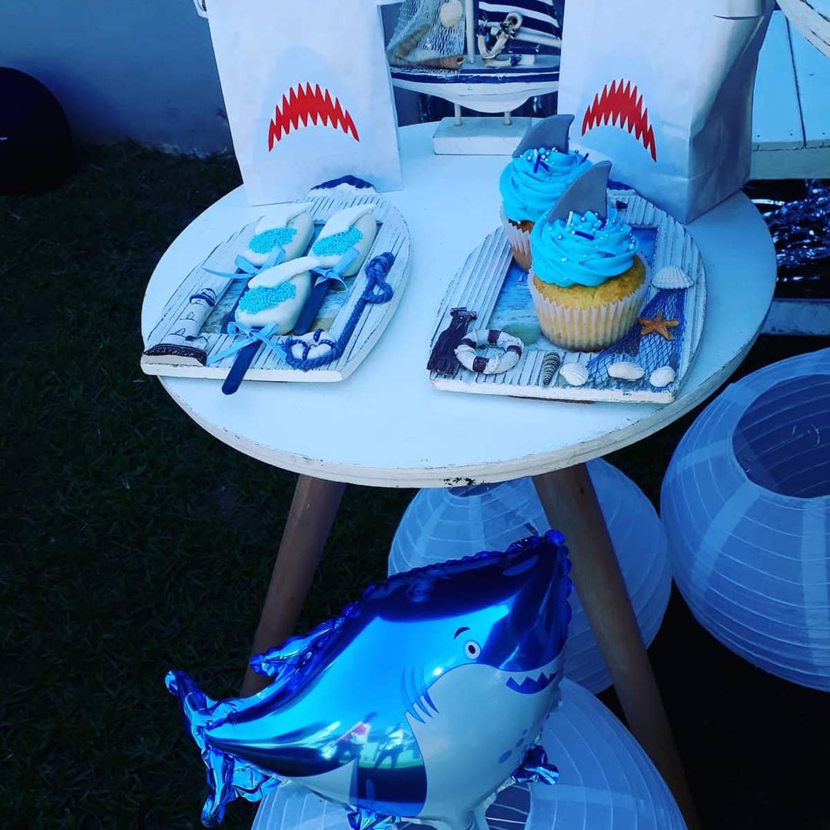 Shark Party Birthday Party Ideas | Photo 1 of 10 | Catch My Party