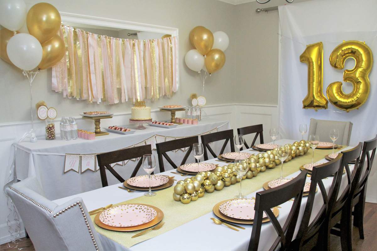 Golden Party / Birthday "Golden 13th Birthday" | Catch My Party