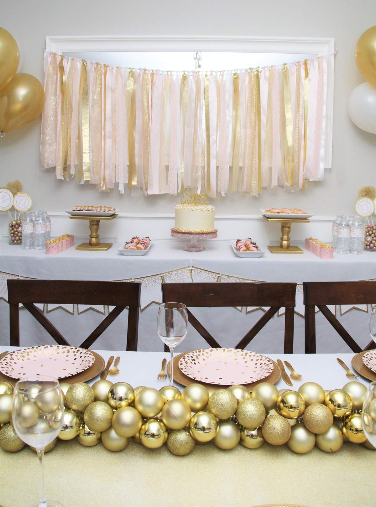 Golden Party Birthday Party Ideas | Photo 24 of 25 | Catch My Party