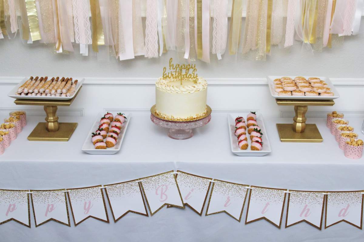 Golden Party Birthday Party Ideas | Photo 24 of 25 | Catch My Party