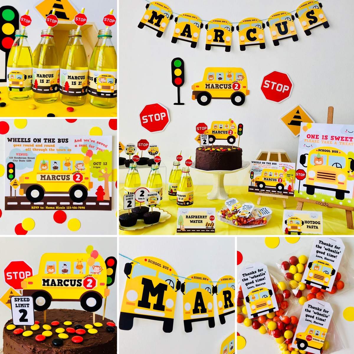 Wheels on the Bus / Birthday "Wheels on the Bus Birthday Party for a ...