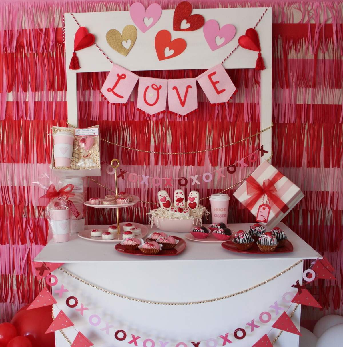 Hearts Valentine's Day Party Ideas | Photo 2 of 8 | Catch My Party