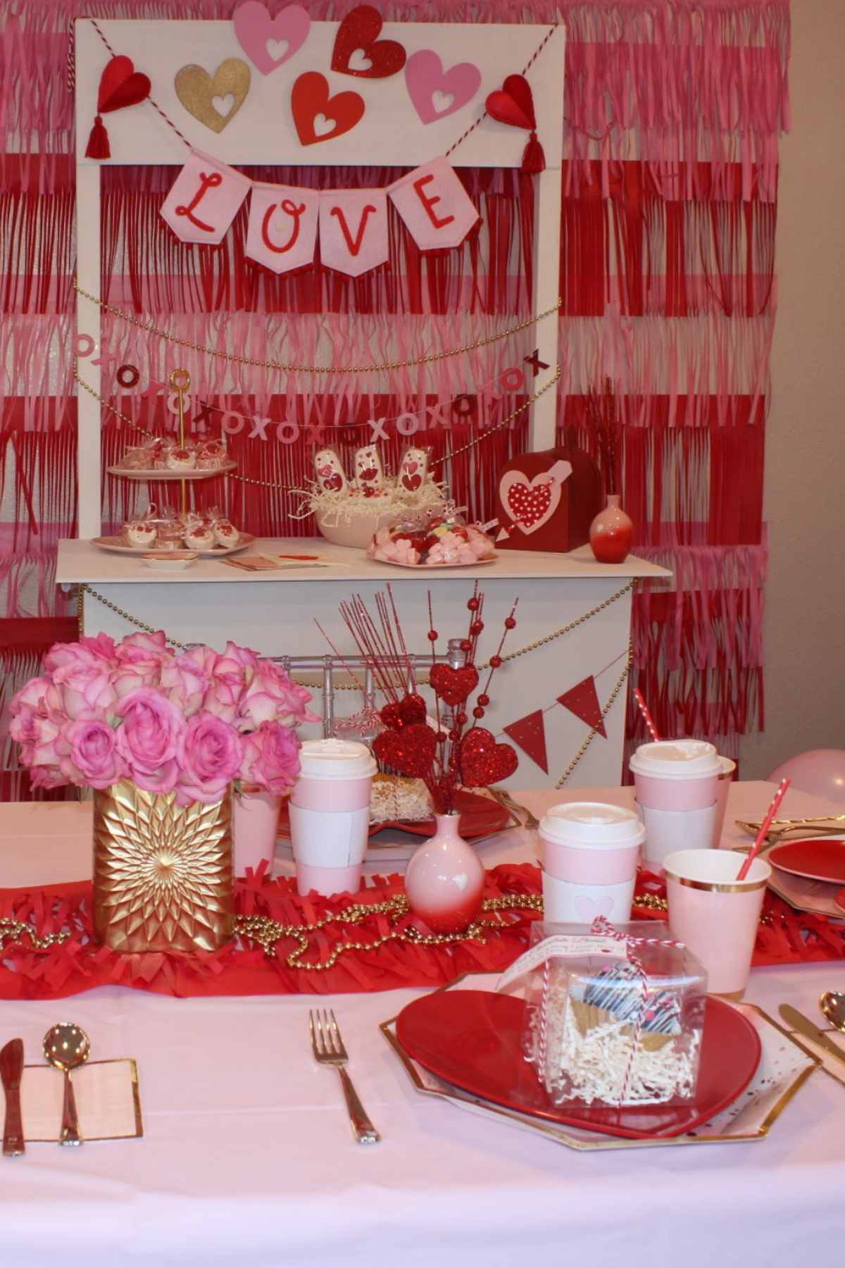 Hearts Valentine's Day Party Ideas | Photo 2 of 8 | Catch My Party