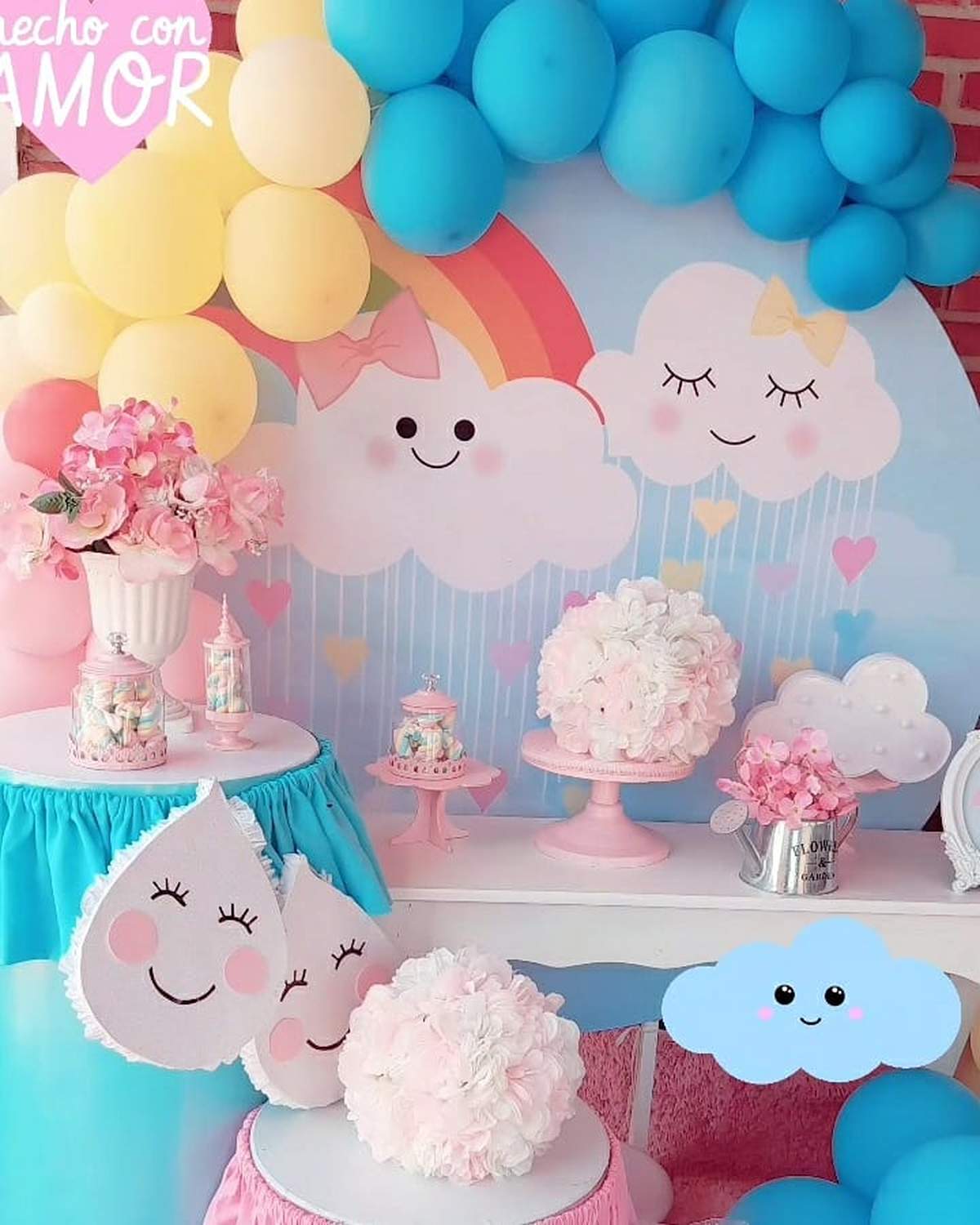 Rain / Umbrellas Birthday Party Ideas | Photo 5 of 7 | Catch My Party