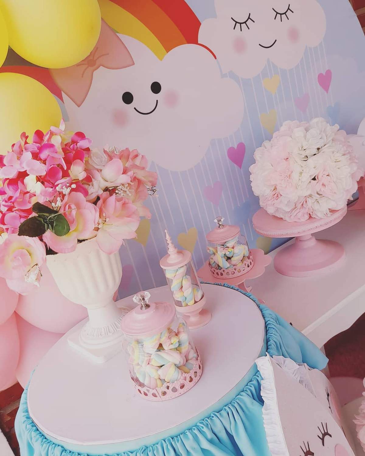 Rain / Umbrellas Birthday Party Ideas | Photo 2 of 7 | Catch My Party