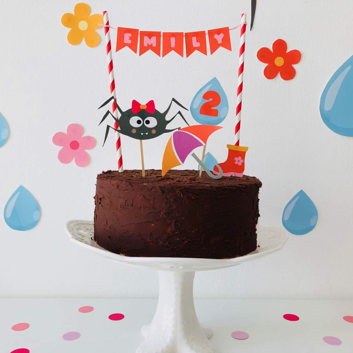 Itsy Bitsy Spider Girl Birthday Party Ideas | Photo 10 of 16 | Catch My ...