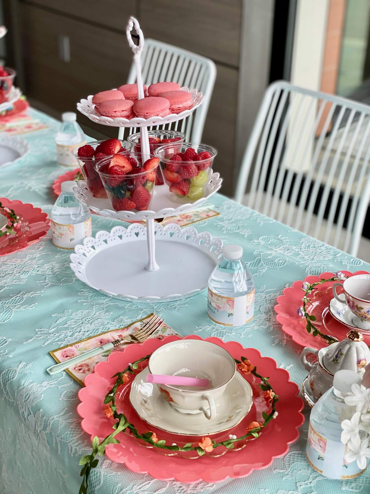 Floral Spa & Tea Party Birthday Party Ideas | Photo 1 of 28 | Catch My ...