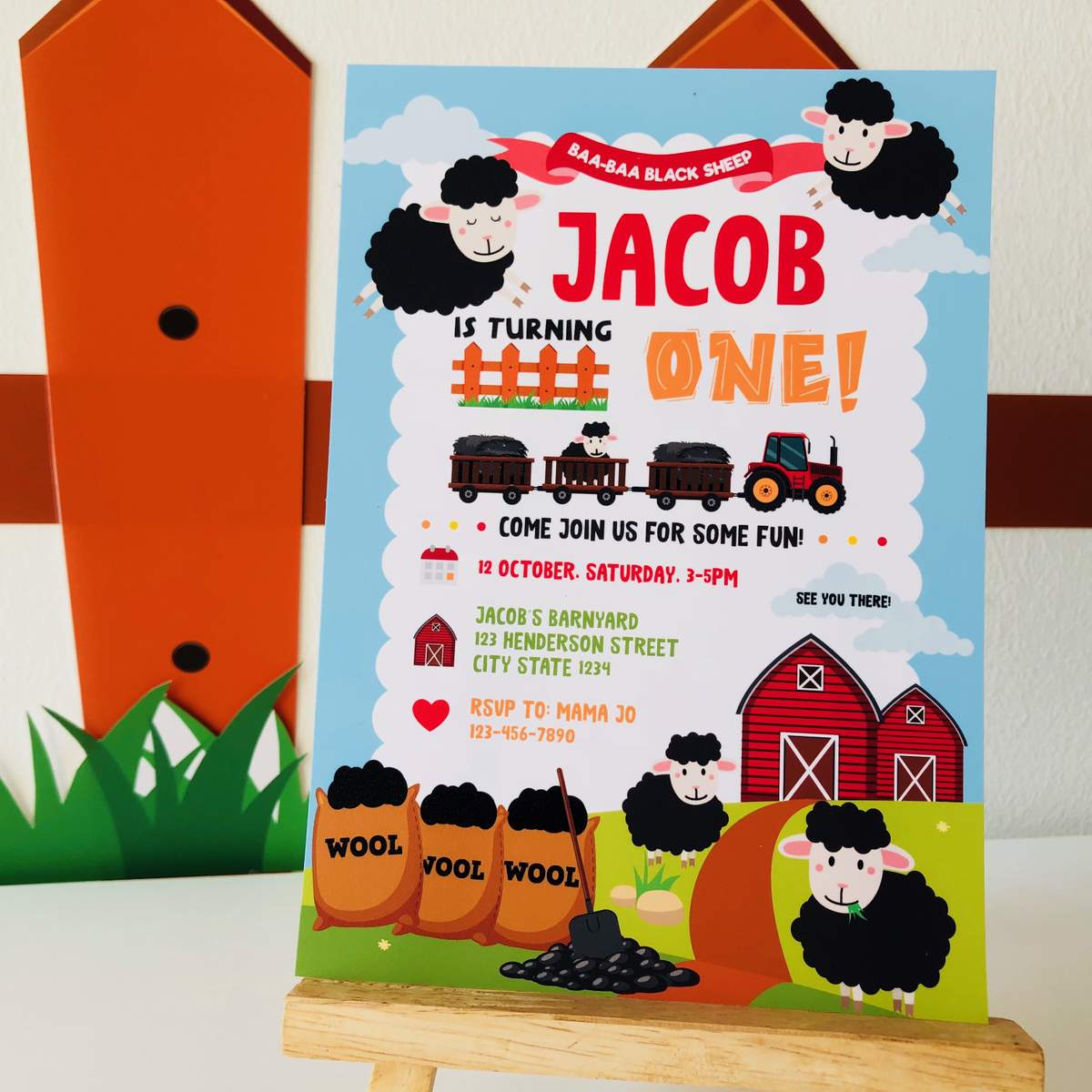 Baa Baa Black Sheep Birthday Party Ideas | Photo 9 of 23 | Catch My Party