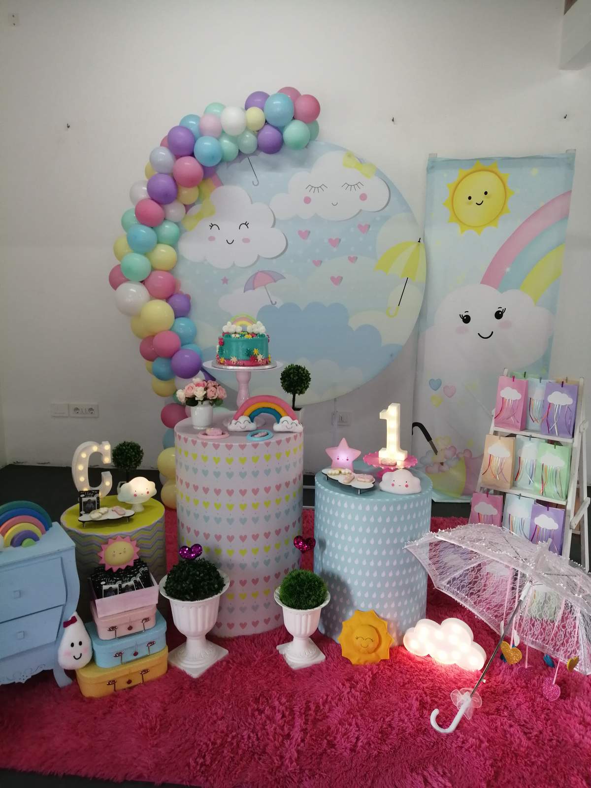 Love rain Birthday Party Ideas | Photo 11 of 15 | Catch My Party