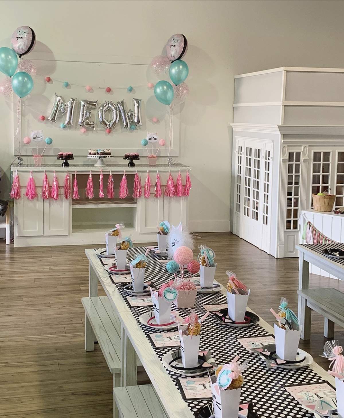 Kitty cat party / Birthday "Are you kitten me? Addison’s 3!" | Catch My ...