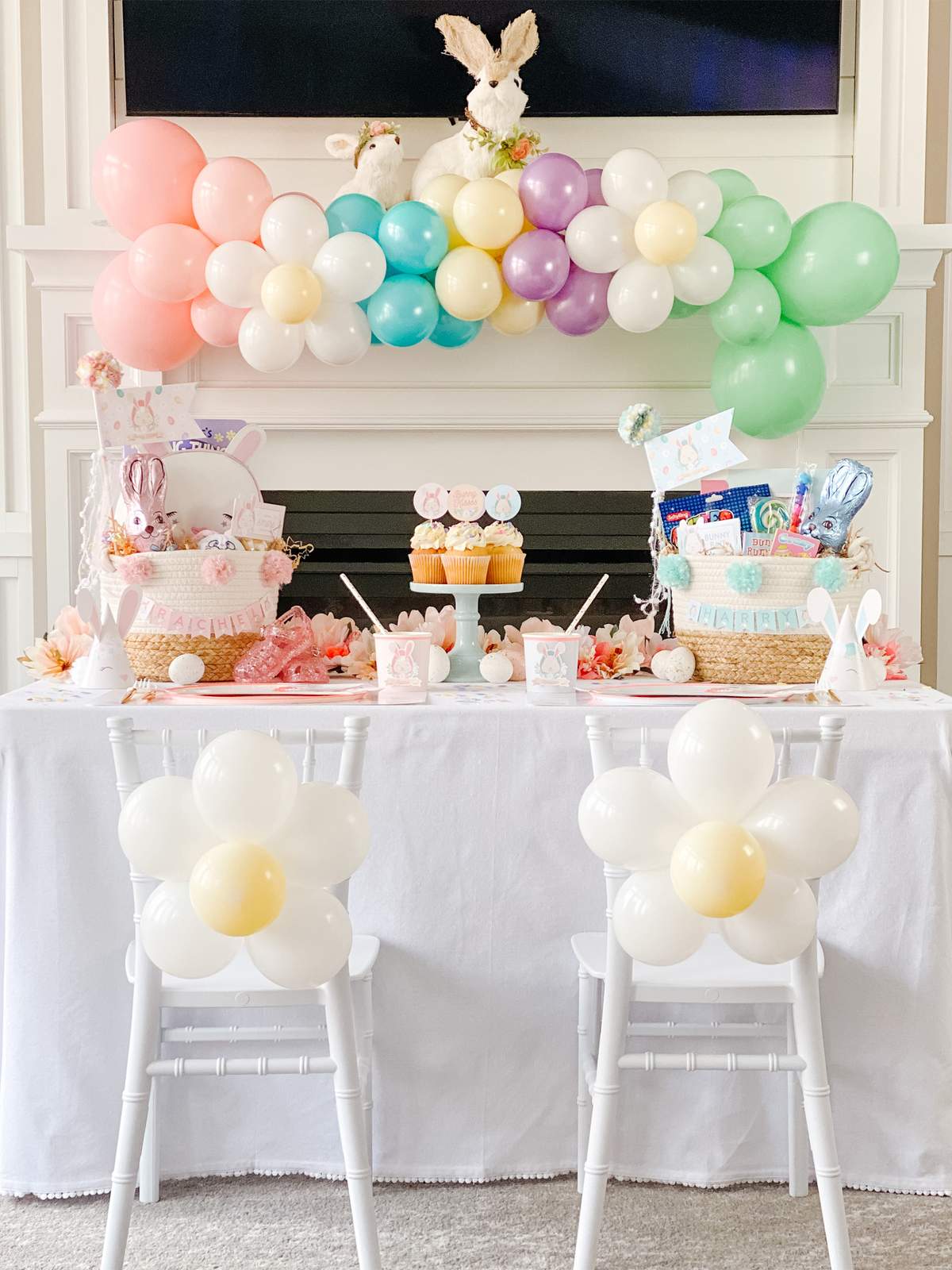 Bunny Kisses & Easter Wishes Easter Party Ideas | Photo 12 of 18 ...