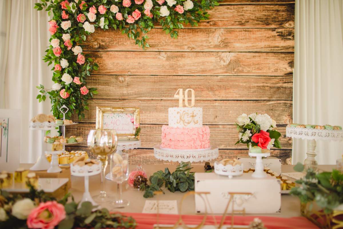 Floral Theme Birthday Party Ideas | Photo 1 of 17 | Catch My Party