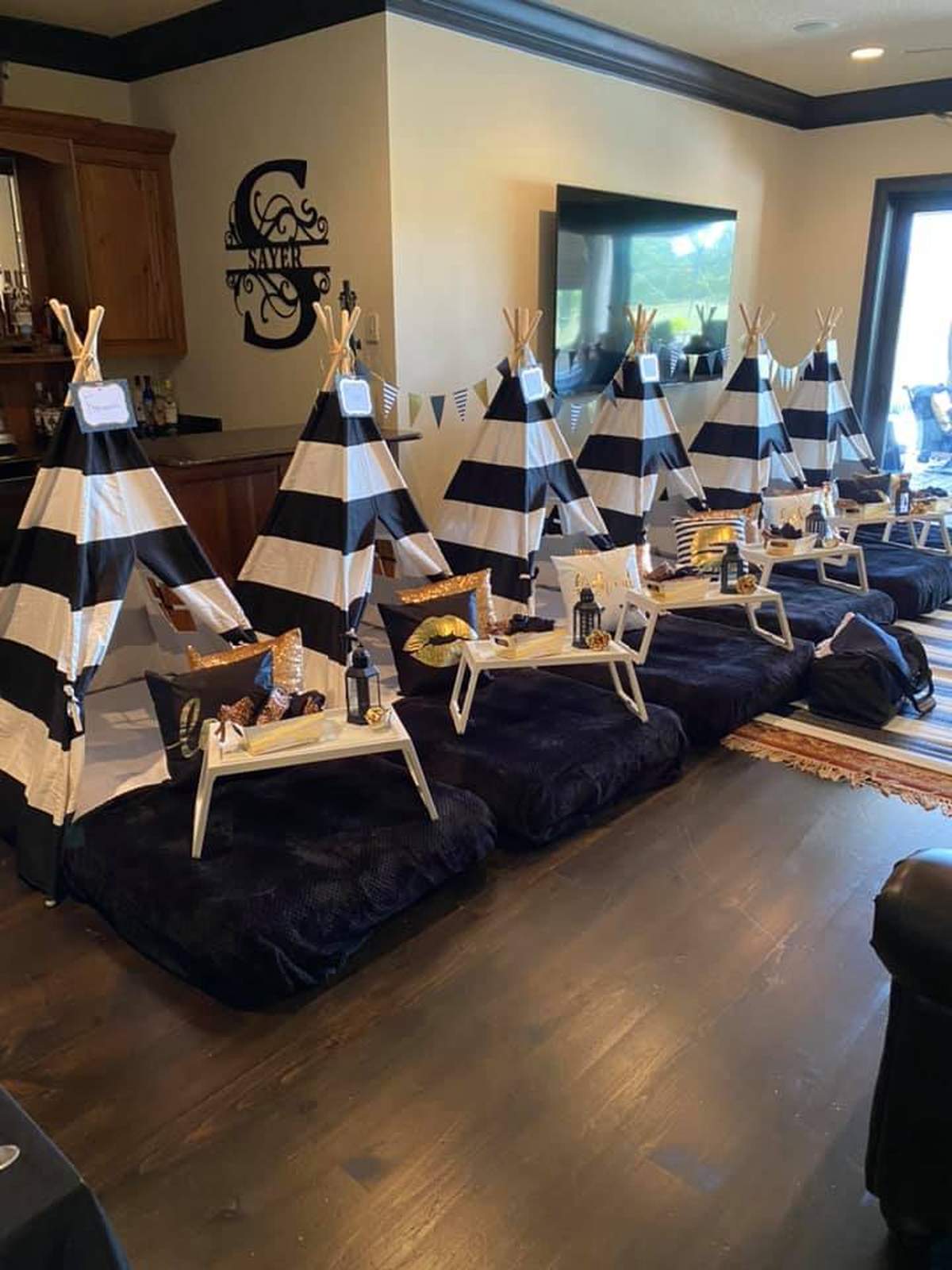 Glam Spa Teepee Party / Birthday "Kinsley's Glam 10th Birthday" | Catch ...