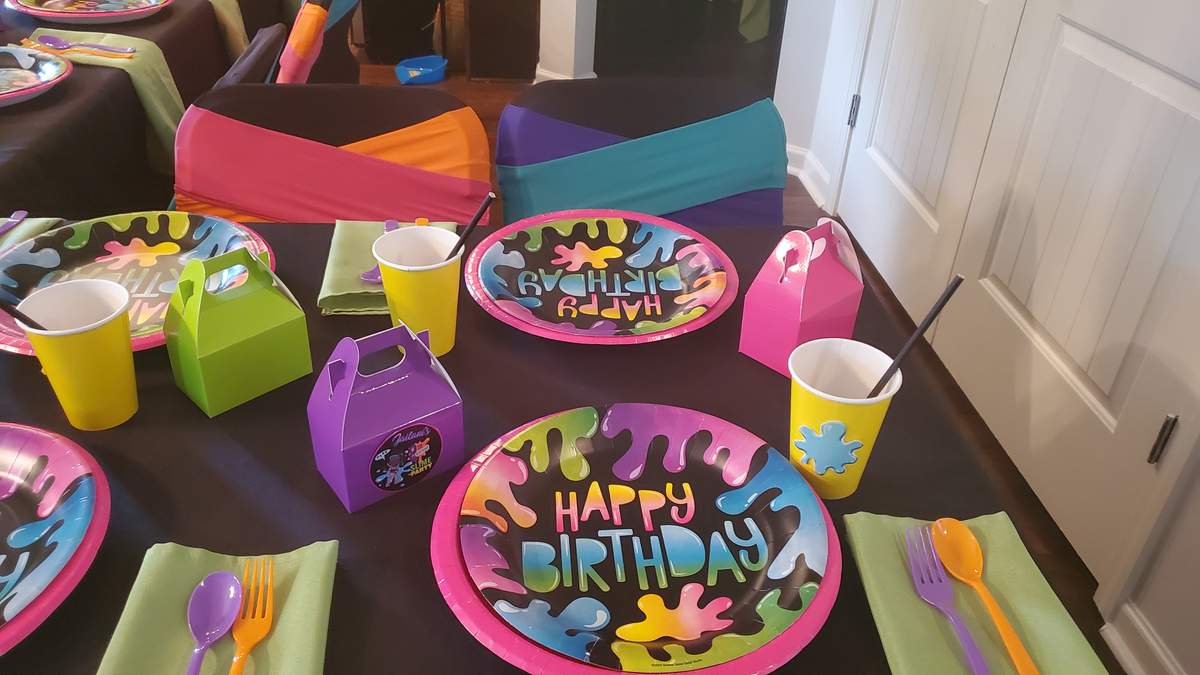 Slime Birthday Party Ideas | Photo 7 of 27 | Catch My Party
