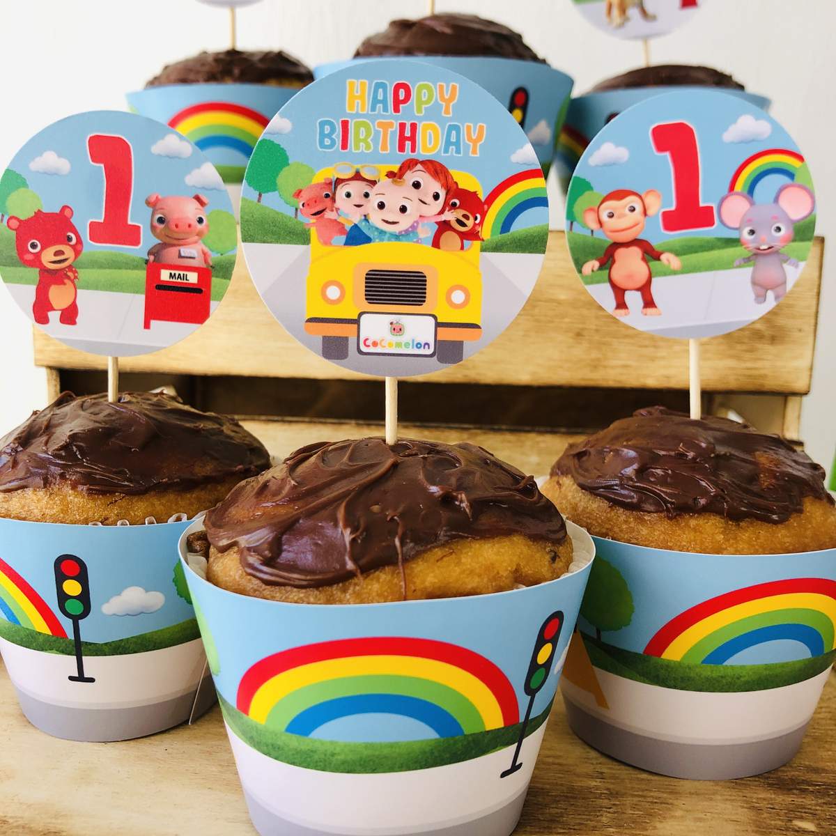 Cocomelon Wheels on the Bus Birthday Party Ideas | Photo 39 of 50 ...