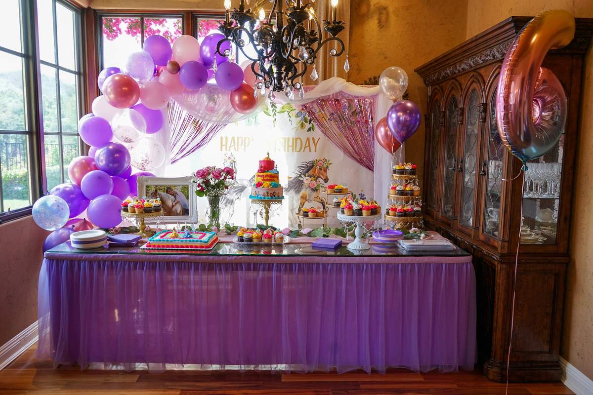 Princesses & Ponies / Birthday "Her 6th Birthday Bash" | Catch My Party