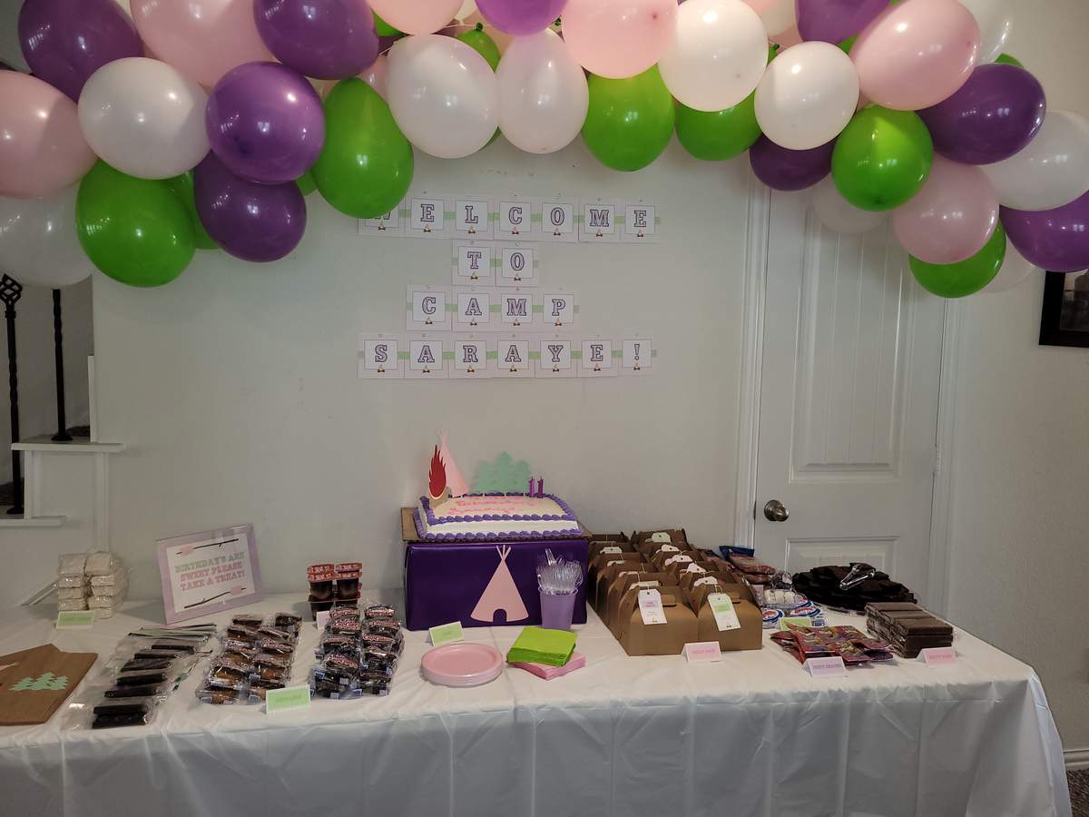 Camping / Birthday "Saraye's 12th birthday party " | Catch My Party