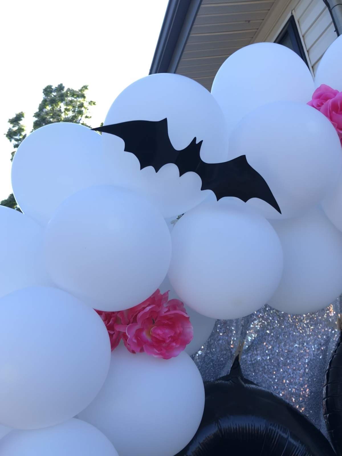 Bats balloons blooms Birthday Party Ideas | Photo 16 of 39 | Catch My Party