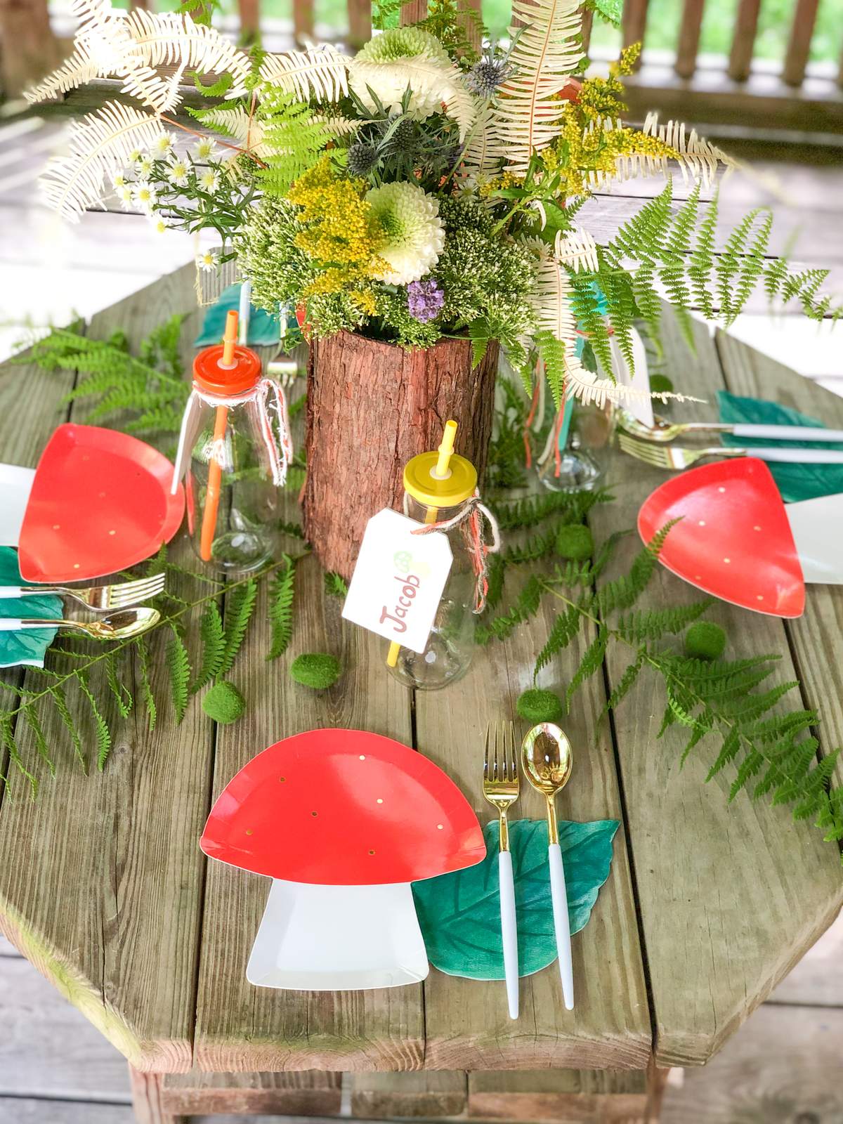 Toadstool Birthday Party Ideas | Photo 15 of 51 | Catch My Party