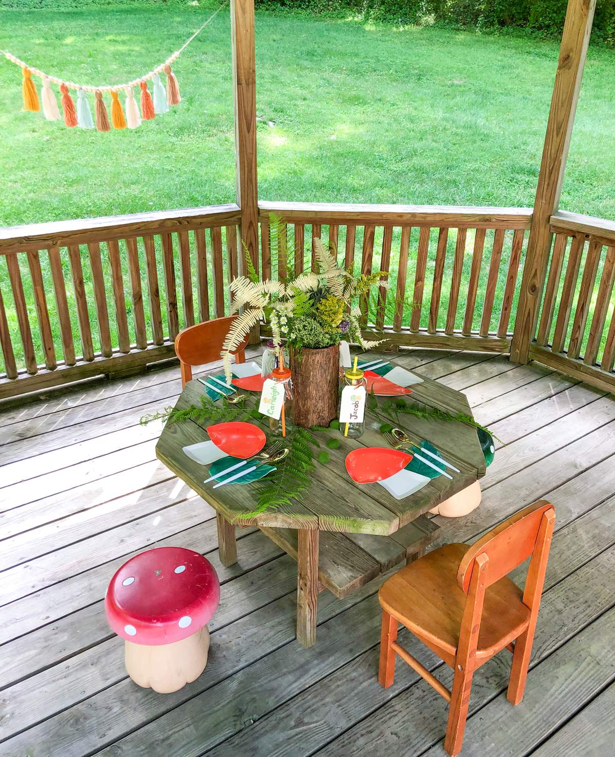 Toadstool Birthday Party Ideas | Photo 15 of 51 | Catch My Party