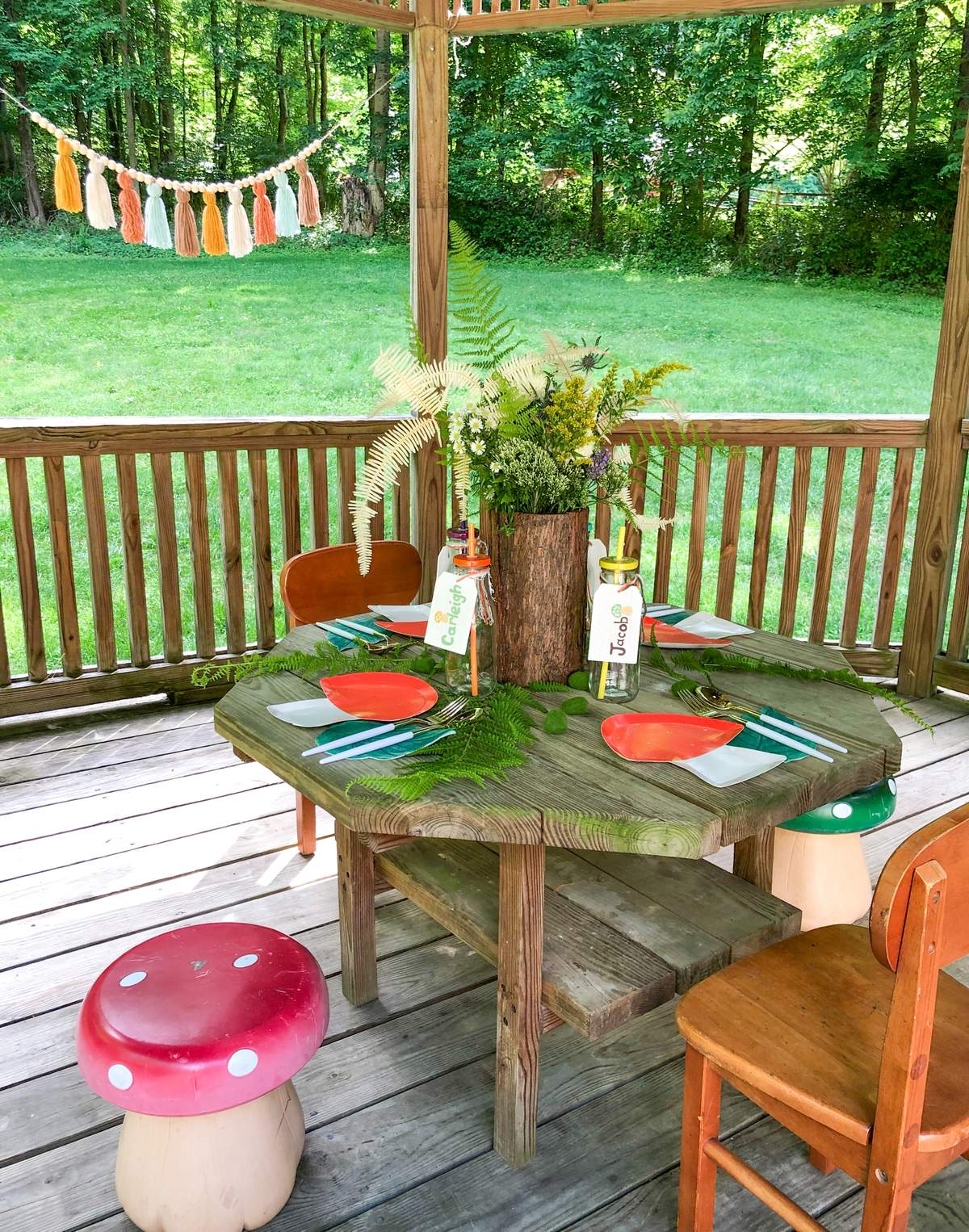 Toadstool Birthday Party Ideas | Photo 15 of 51 | Catch My Party