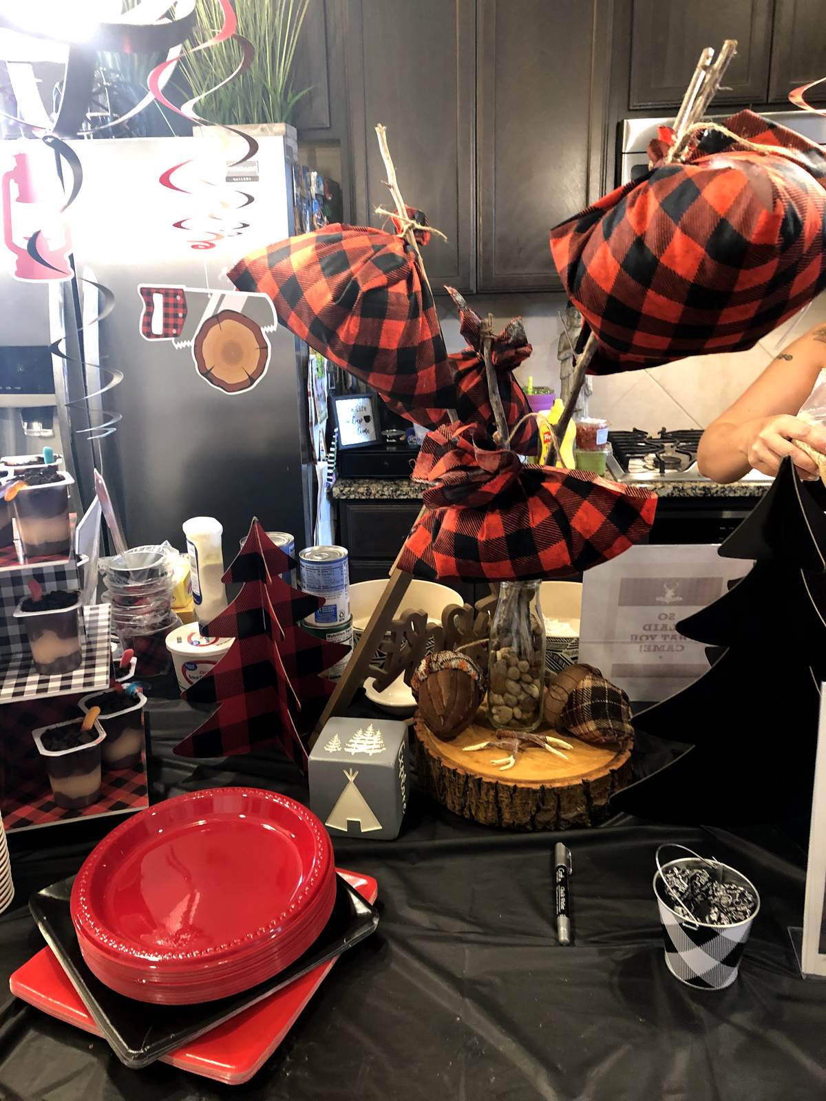 Buffalo Plaid Birthday Party Ideas | Photo 24 of 30 | Catch My Party