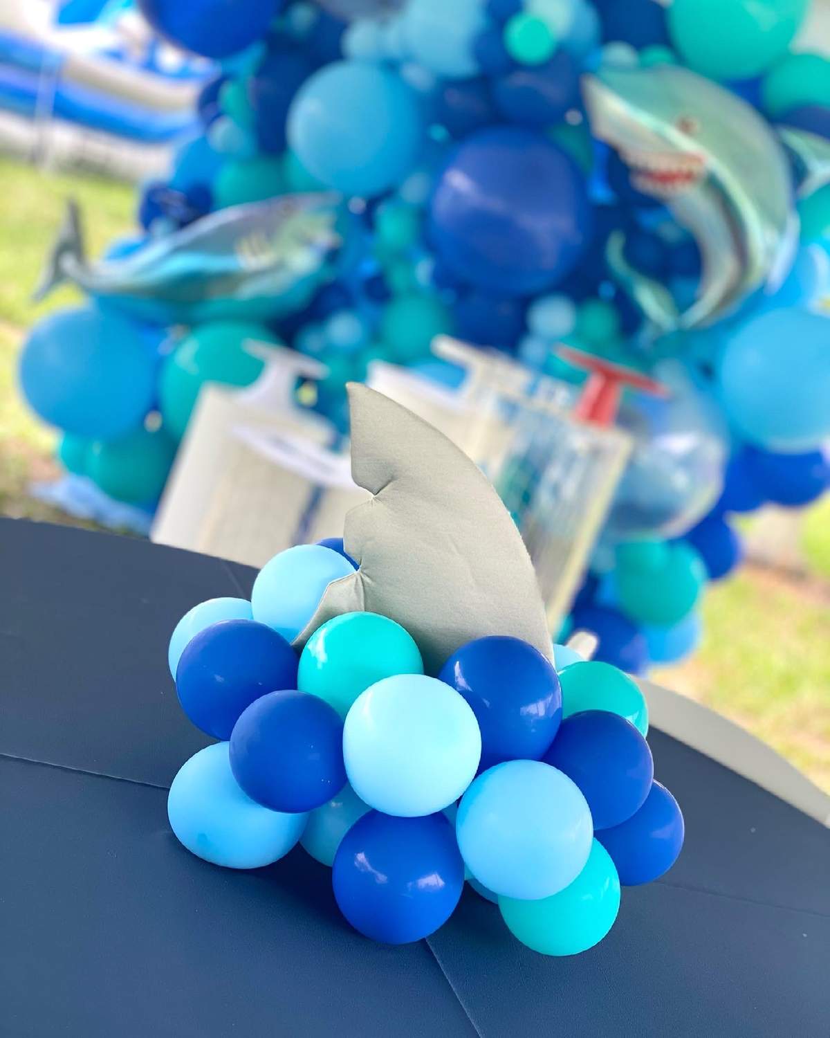 Shark theme birthday party Birthday Party Ideas | Photo 1 of 6 | Catch ...