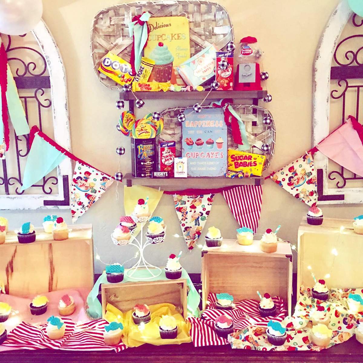 Vintage candy shop Birthday Party Ideas | Photo 4 of 17 | Catch My Party