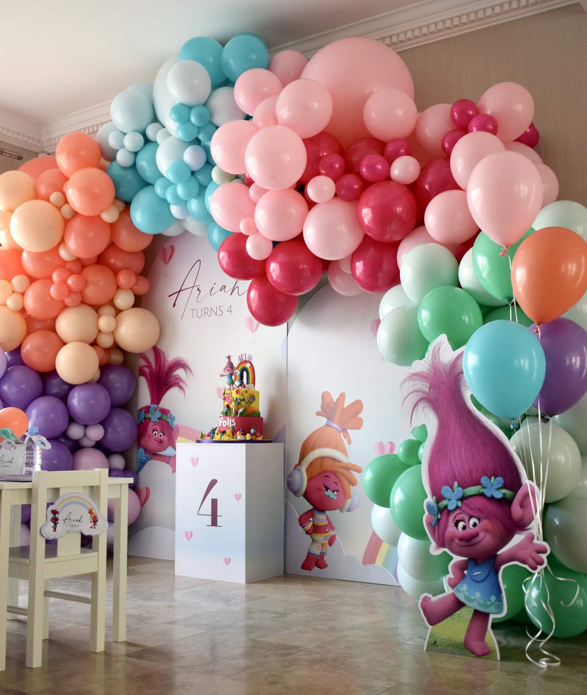 Trolls Birthday Party Ideas | Photo 1 of 11 | Catch My Party
