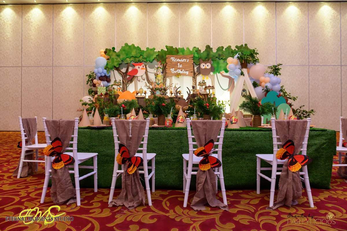Woodland theme Birthday Party Ideas | Photo 1 of 33 | Catch My Party