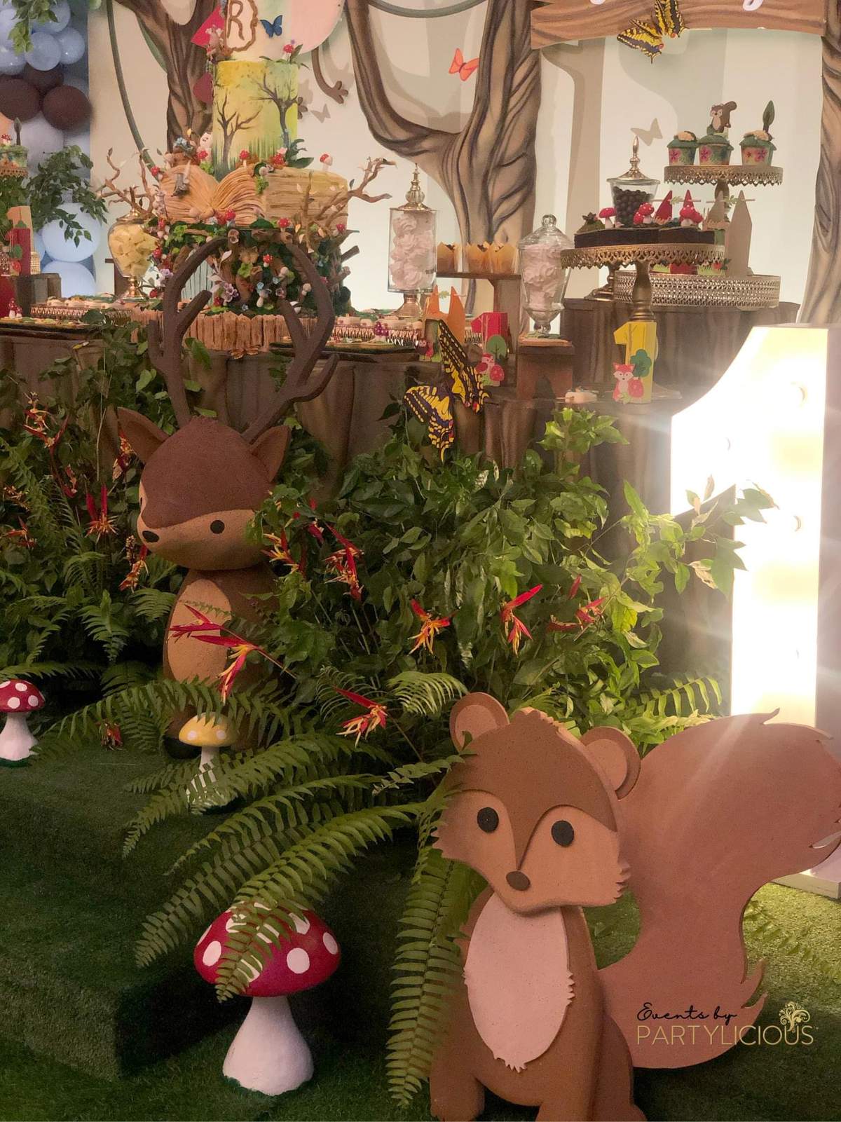 Woodland theme Birthday Party Ideas | Photo 1 of 33 | Catch My Party