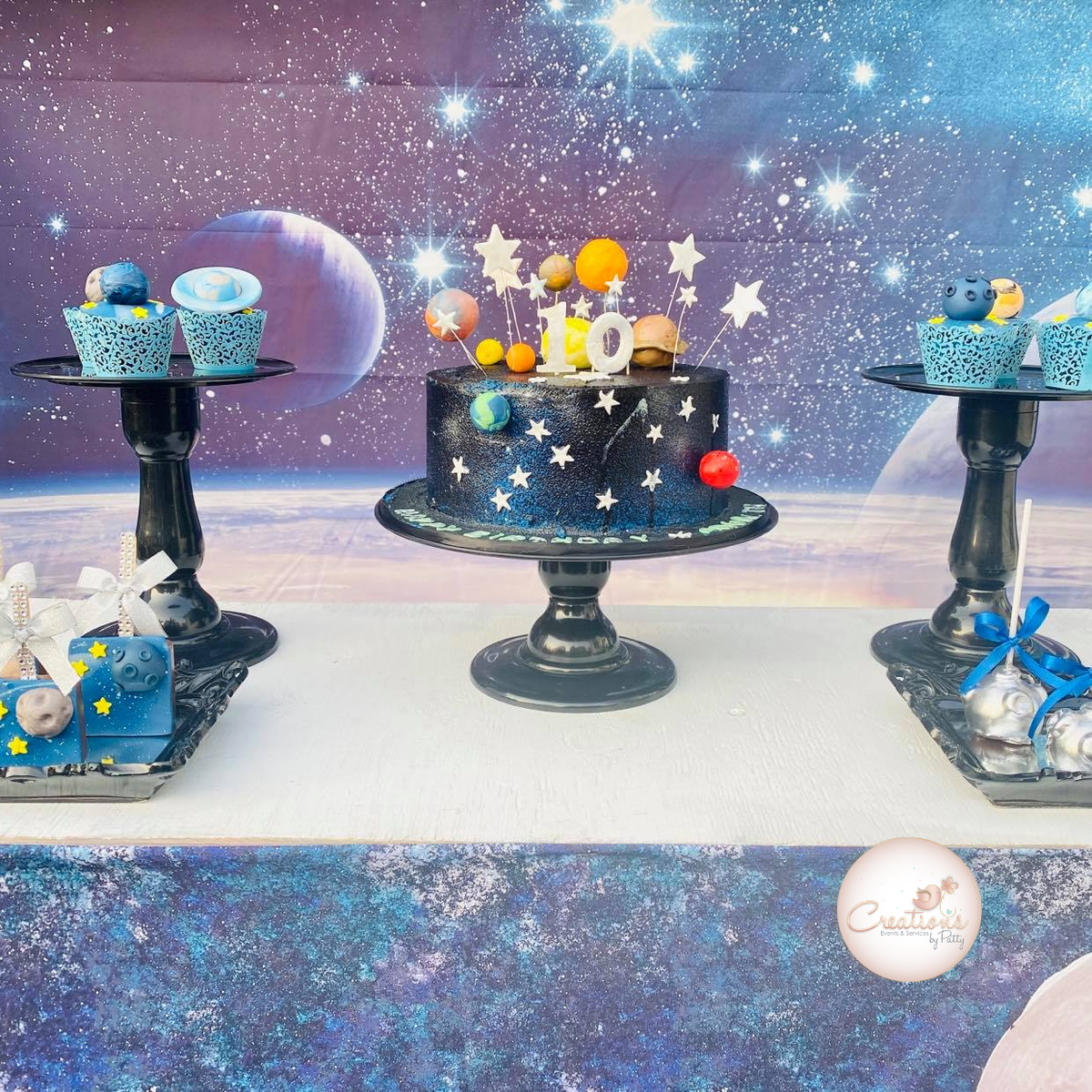Galaxy Theme Birthday Party Ideas | Photo 3 of 14 | Catch My Party