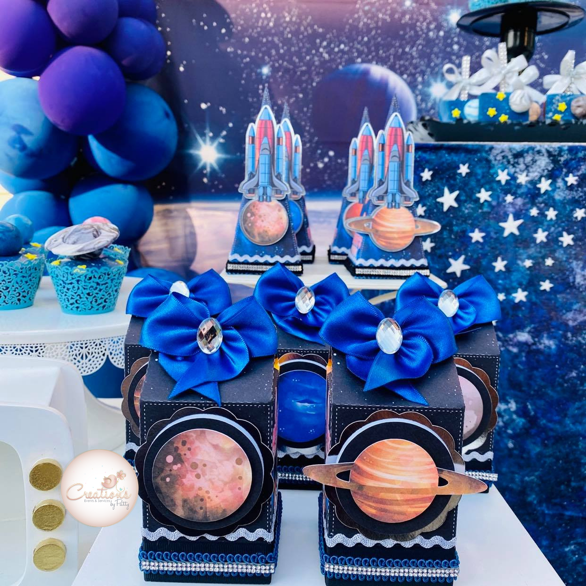 Galaxy Theme Birthday Party Ideas | Photo 3 of 14 | Catch My Party