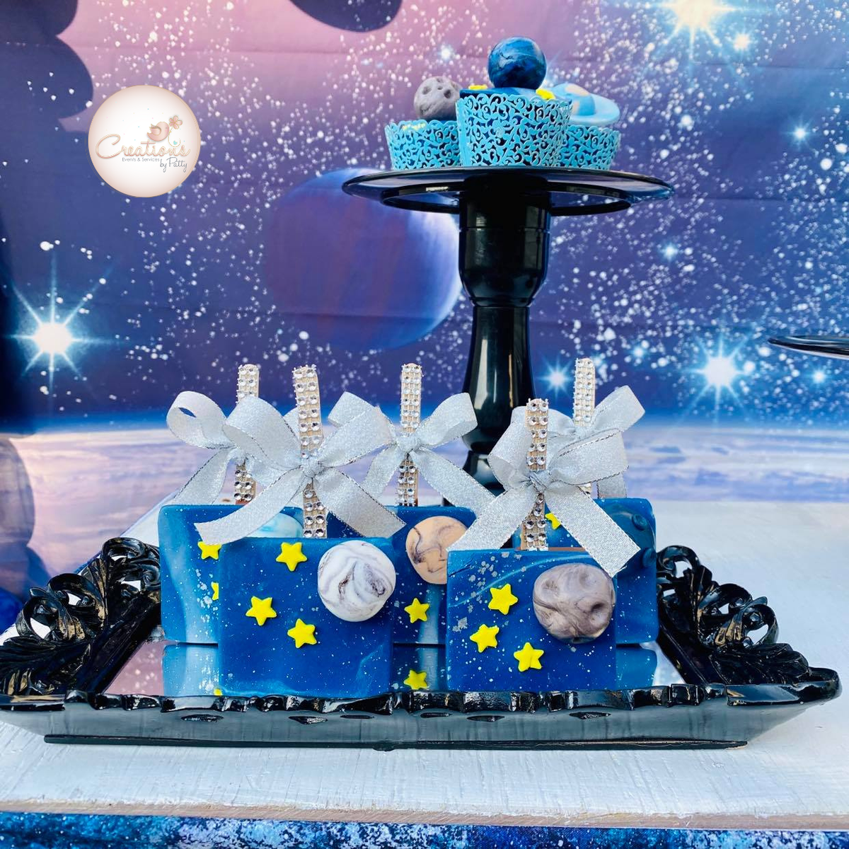 Galaxy Theme Birthday Party Ideas | Photo 3 of 14 | Catch My Party
