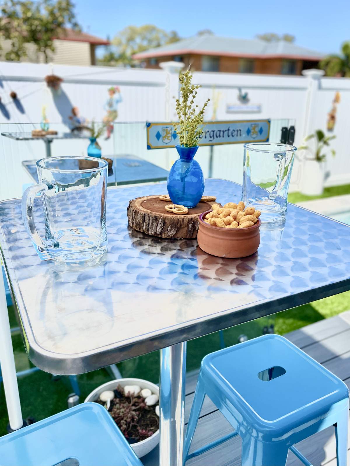 Oktoberfest beer garden party Oktoberfest Party Ideas | Photo 9 of 13 ...