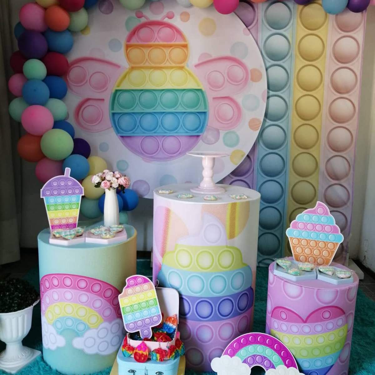 POP IT Birthday Party Ideas | Photo 3 of 18 | Catch My Party