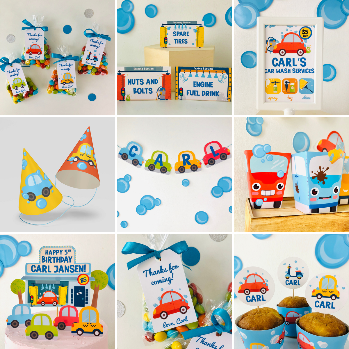 Car Wash Birthday Party Ideas | Photo 36 of 56 | Catch My Party