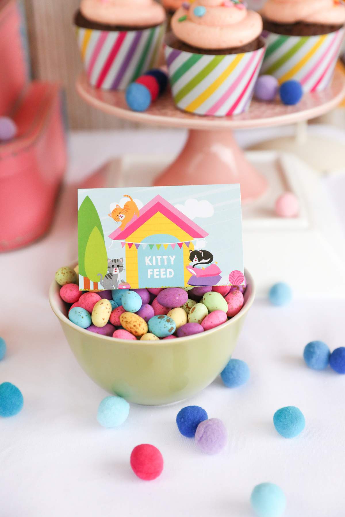 Kitty Cat Adoption Party Birthday Party Ideas | Photo 13 of 16 | Catch ...