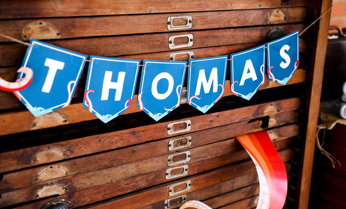 Kraken Sea Monster Party Birthday Party Ideas | Photo 2 of 9 | Catch My ...