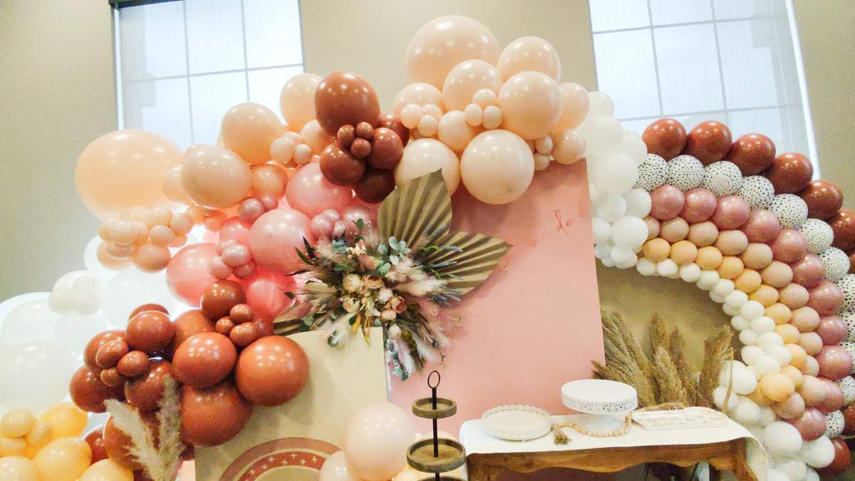 Boho Rainbow Birthday Party Ideas | Photo 1 of 20 | Catch My Party