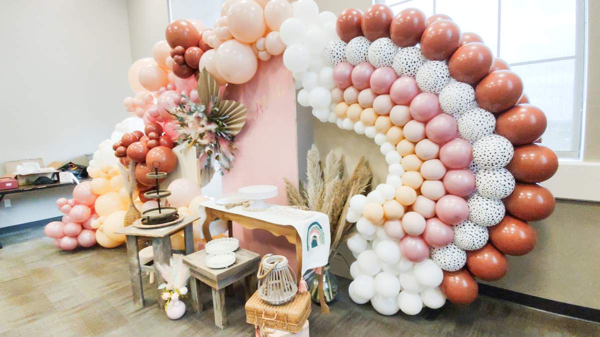 Boho Rainbow Birthday Party Ideas | Photo 1 of 20 | Catch My Party