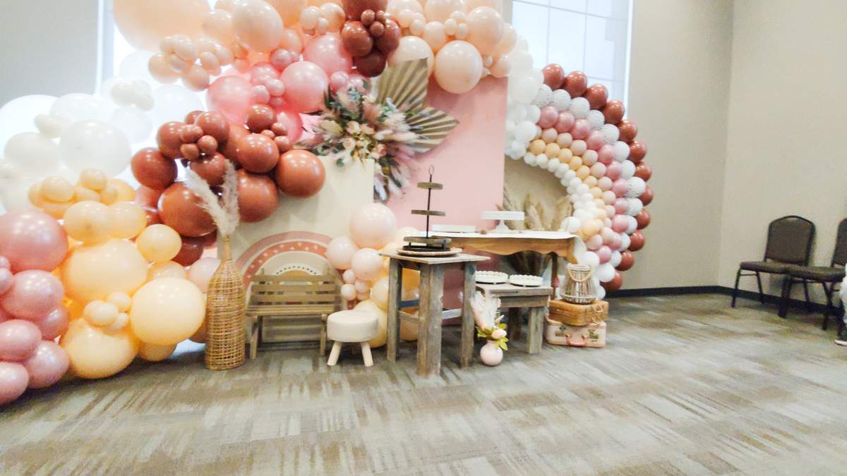 Boho Rainbow Birthday Party Ideas | Photo 1 of 20 | Catch My Party