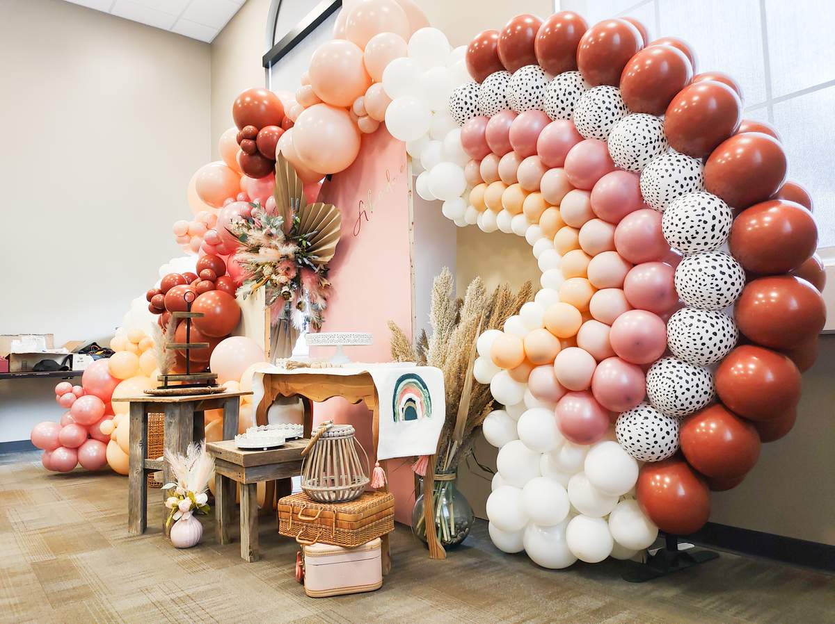 Boho Rainbow Birthday Party Ideas | Photo 1 of 20 | Catch My Party