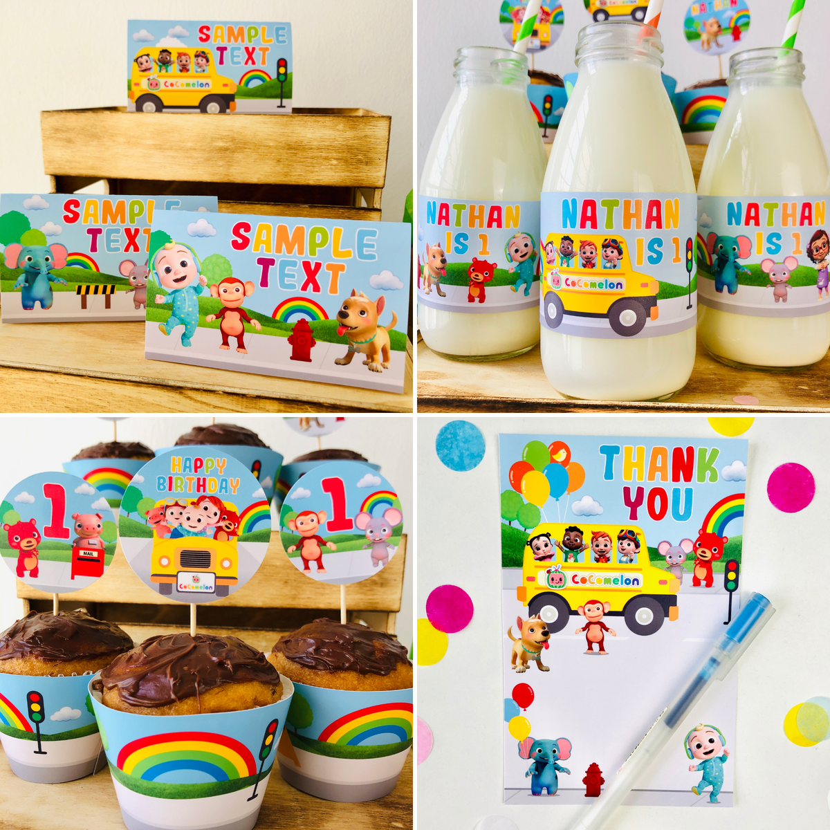 Cocomelon Wheels on the Bus Birthday Party Ideas | Photo 6 of 60 ...